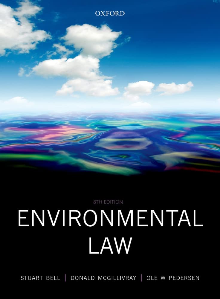 Environmental Law : Bell, Stuart, McGillivray, Donald, Pedersen, Ole ...