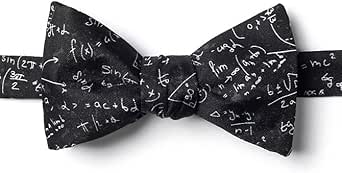 Math Equations Black Microfiber Butterfly Bow Tie at Amazon Men’s ...