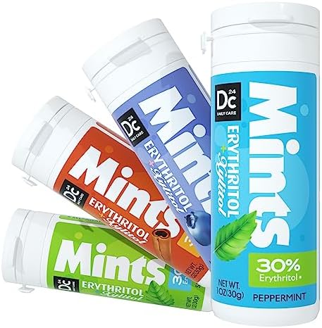 Amazon.com: Spry Xylitol Peppermint Mints Sugar Free Candy - Breath ...