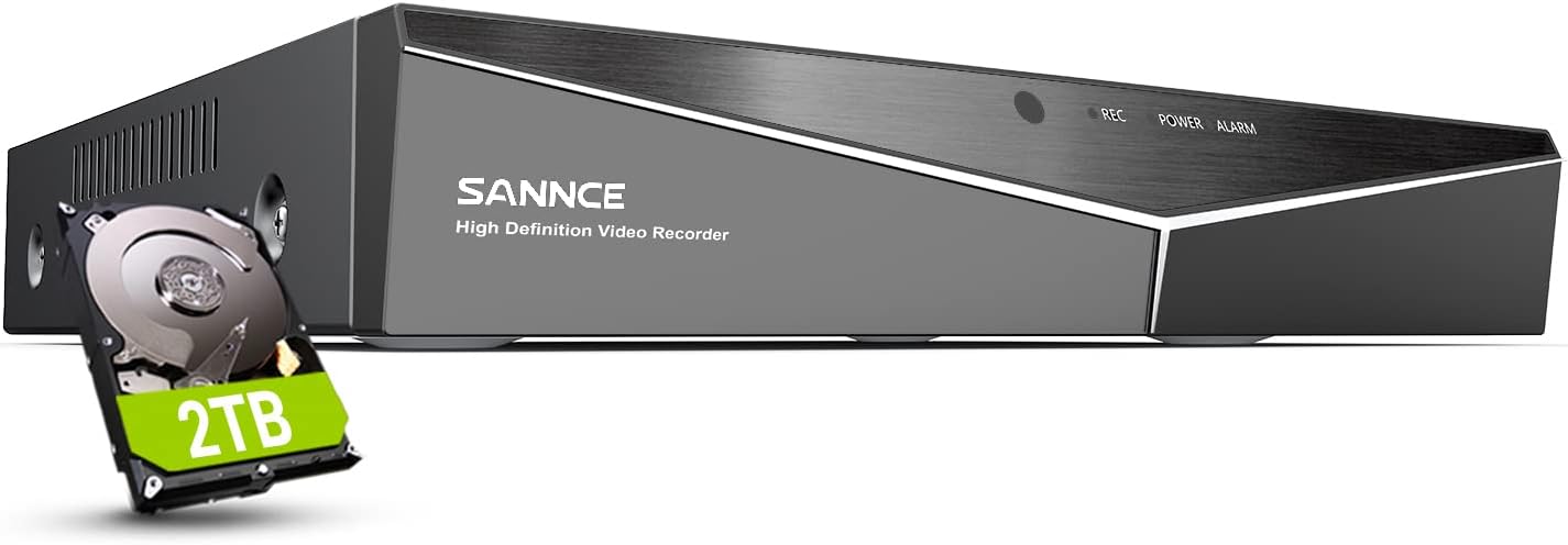 Amazon.com : 16 Channel Security CCTV DVR with 2TB Hard Drive, SANNCE ...