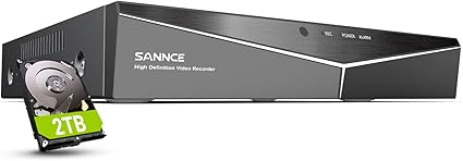 Amazon.com : 16 Channel Security CCTV DVR with 2TB Hard Drive, SANNCE ...