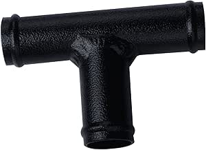 HCHCSPEED Universal 1" Aluminum Coolant T-Pipe Fitting 3-Way Radiator ...