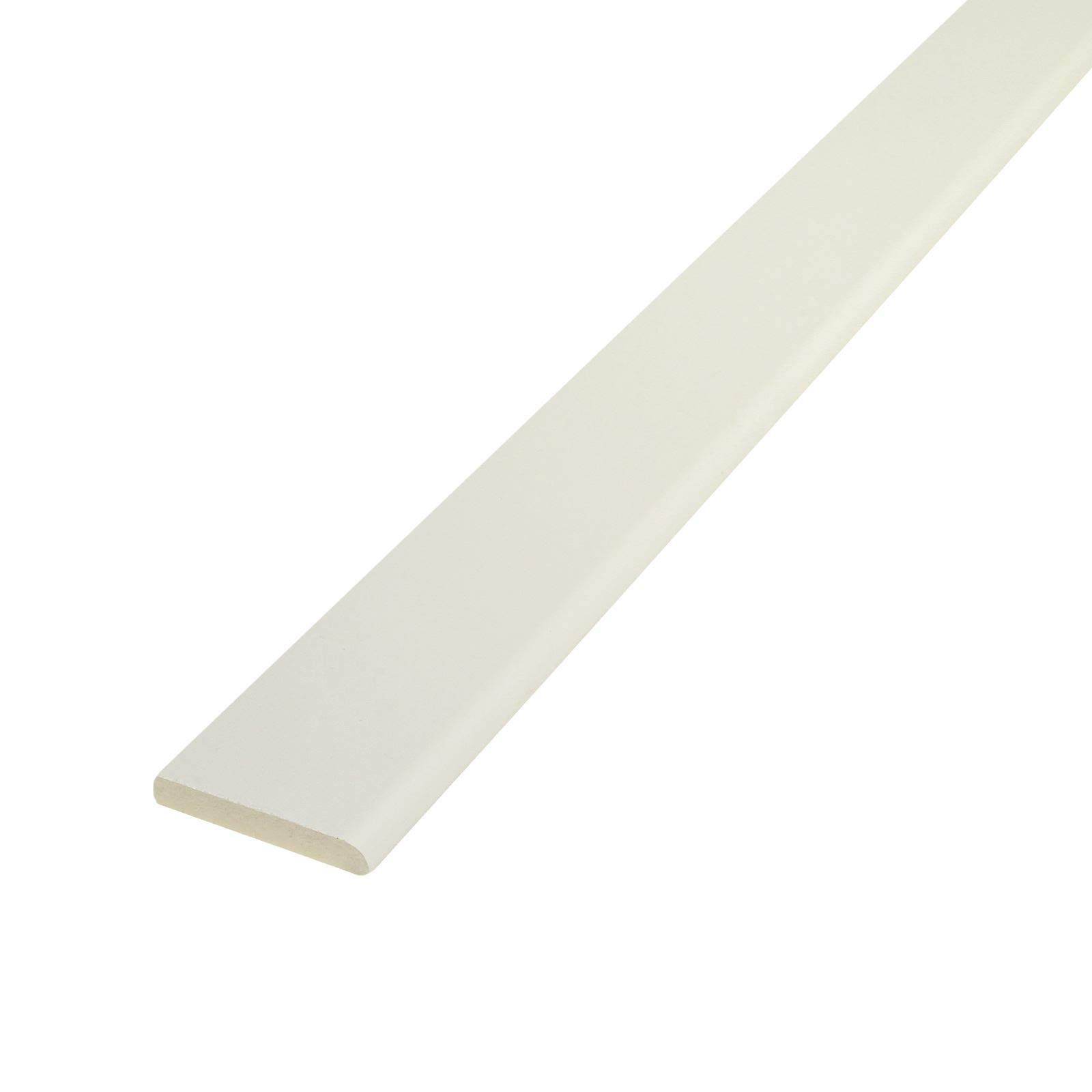 Buy White, 45mm x 5m Pencil-Round Architrave uPVC Plastic Window ...