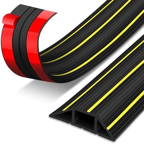 Floor Cable Cover, 3 Meters Floor Cable Protector, Self Adhesive ...