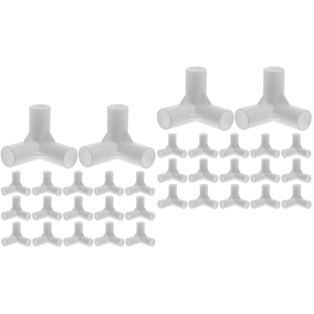 Buy Yardwe 40 pcs tent joint canopy tent parts tent frame connectors ...