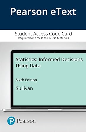 Amazon.com: Statistics: Informed Decisions Using Data: 9780136845928 ...