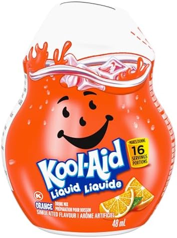 Amazon.com: Kool-Aid Orange Liquid Drink Mix, 48mL/1.6 fl.oz ...
