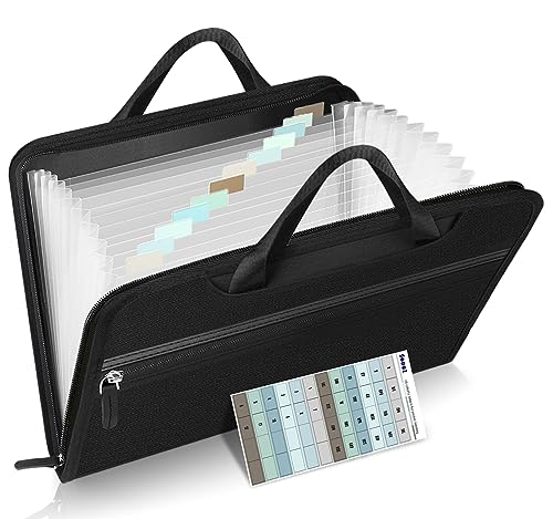 Snapklik.com : Sooez Heavy Duty Accordion File Organizer
