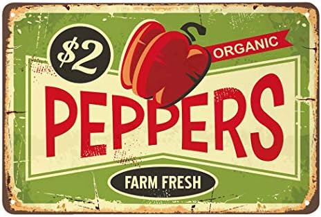 Amazon.com: AOYEGO Potatoes Tin Sign,Farm Fresh Organic Food Vintage ...