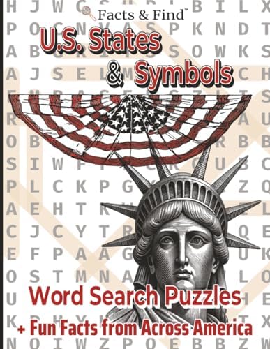 U.S. States & Symbols Word Search Puzzles: + Fun Facts from Across ...