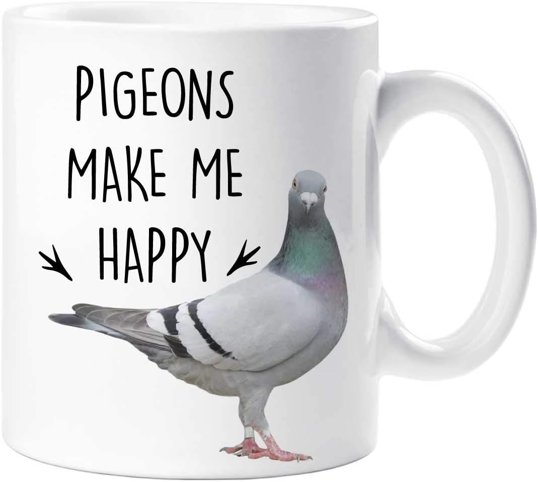 60 Second Makeover Limited Pigeons Make Me Happy Pigeon Mug Racing ...