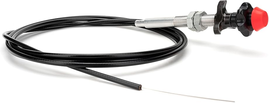 55204 Control Cables With 2 Inch Black Knob, 10 Ft. Length Compatible ...