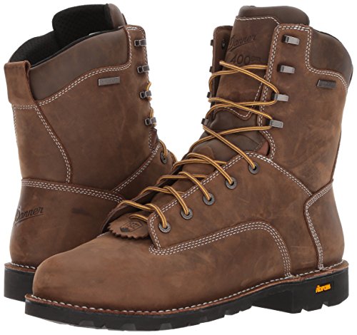 Buy Danner Men's Gritstone Insulated 400G Work Boot, Brown, 10.5 2E US ...