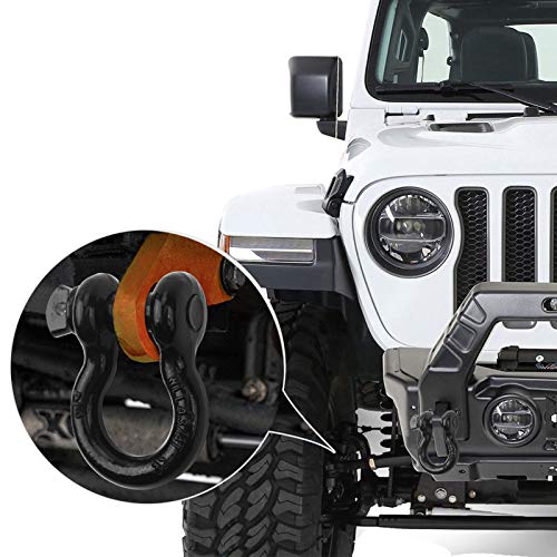 Snapklik.com : Robbor Shackles 3/4(2 Pack) D-Ring Shackle Rugged 28.5 ...