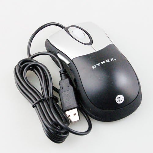 Amazon.com: New DYNEX USB Wired Laser Optical Scrolling wheel Mouse ...