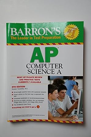 Amazon.com: Barron's AP Computer Science A: 9781438001524: Teukolsky M ...