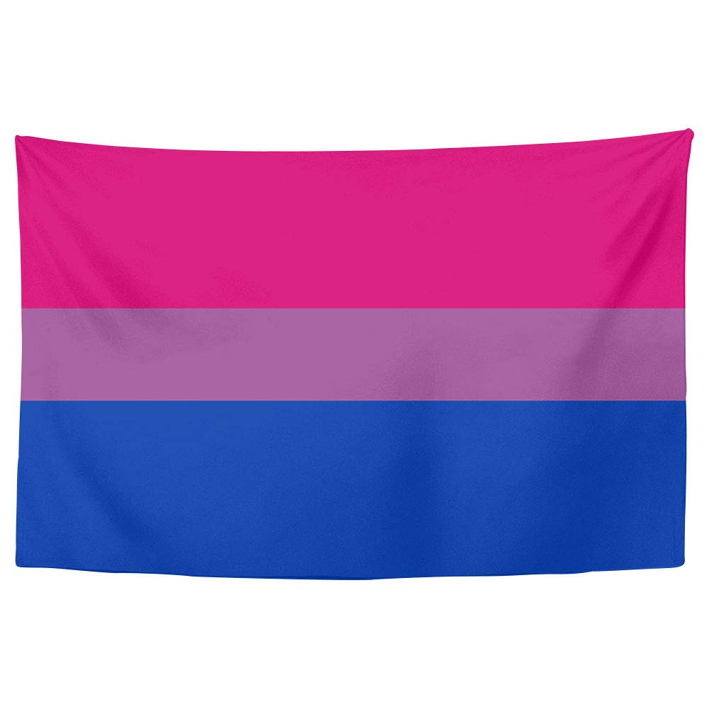 Amazon.com: YongColer Bisexual Pride Flag Tapestry, Wall Decor Art ...