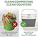 Amazon.com : AIRNEX Countertop Compost Bin , Indoor Food Composter ...