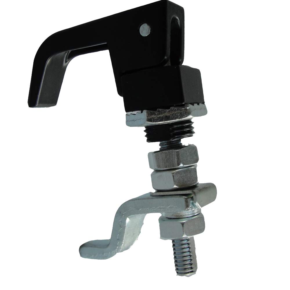 Snapklik.com : 2PCS Black Powder Coated Lift And Turn Compression Latch