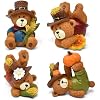 Amazon.com: Gift Boutique Thanksgiving Mini Figurines Set of 4 - Fall ...