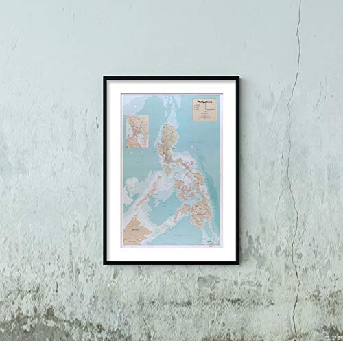 Philippines| US Central Intelligence Agency (CIA) Map - Want It All