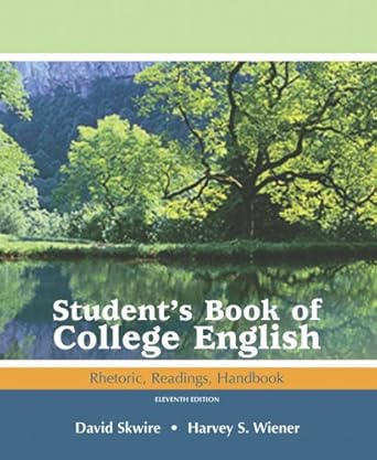 Amazon.com: Student's Book of College English: Rhetoric, Readings ...