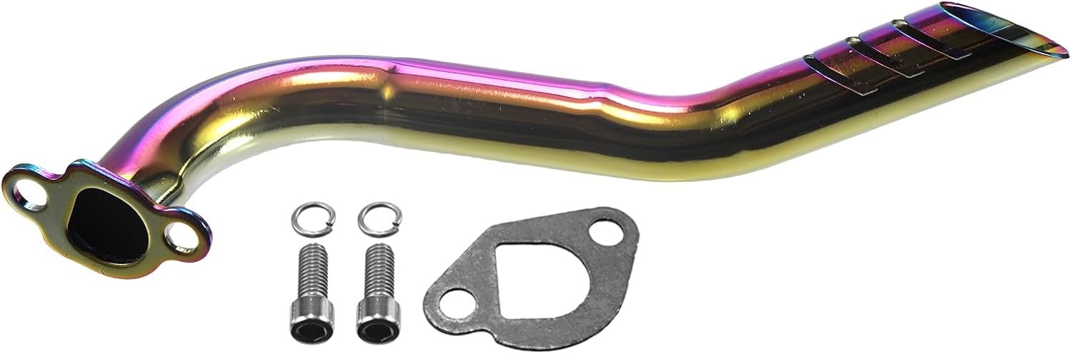 Amazon.com: FUWTLP Exhaust Header Pipe Kit For Predator 212cc 224cc ...
