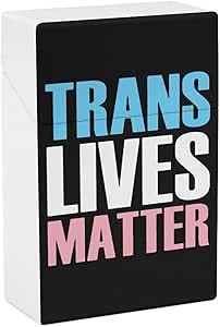 Trans Transgender Lives Matter -LGBT Pride Cigarette Case Portable ...