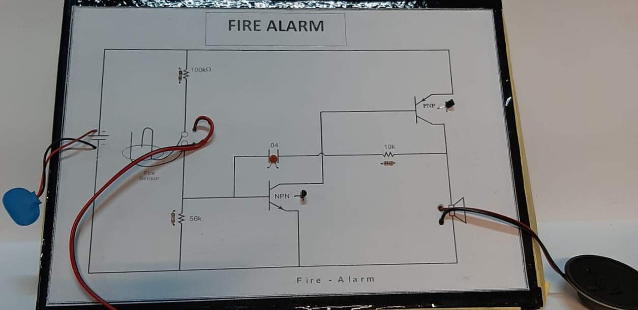 Buy Vigyanics Fire Alarm Physics Science Project Working Model for ...