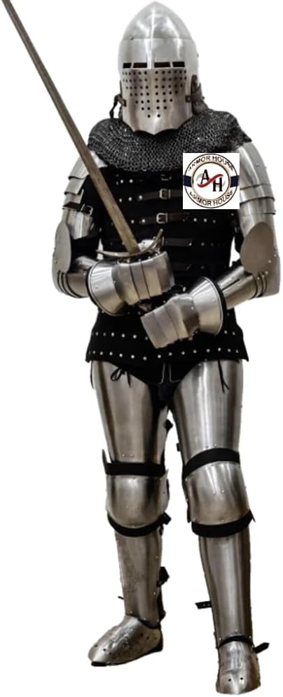 Amazon.com: Medieval Gothic Armor Suit Combat Full Body Armor For ...