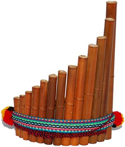 Panpipes, Curved 13 pipe Rondador Ethically Sourced : Amazon.co.uk ...