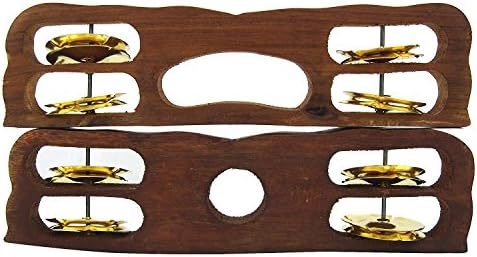 Amazon.com: Indian Musical Instrument Khartal Cymbal Traditional Indian ...