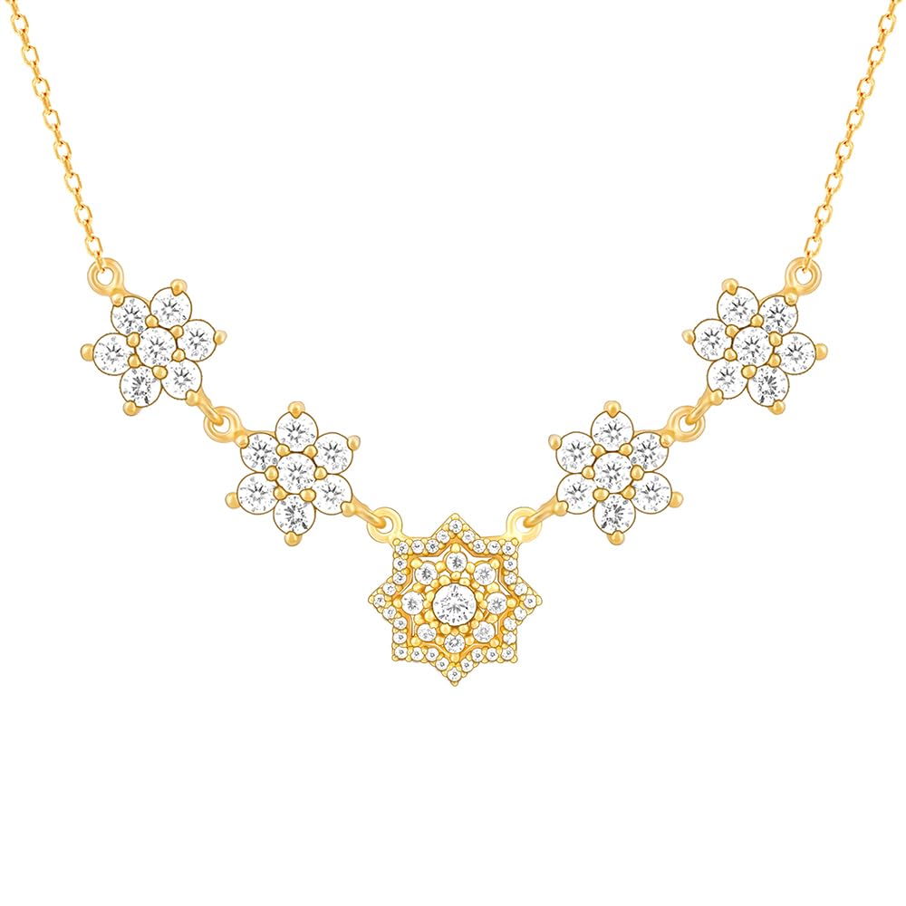 GIVA 925 Silver Rhombus Shine Pendant With Link Chain| Necklace to Gift ...