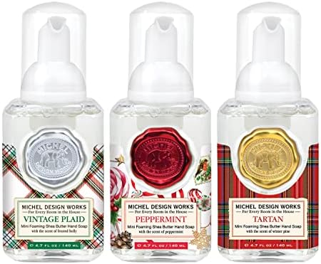 Amazon.com : Michel Design Works Mini Foaming Soap 3-Pack Set (Vintage ...