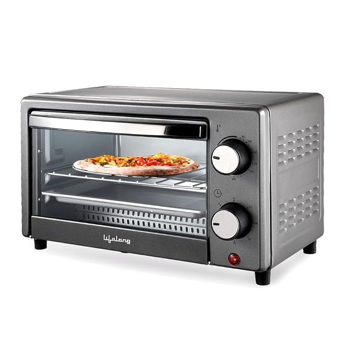 Buy Lifelong OTG 10 Litre for Kitchen with Baking Tray - 800W Electric ...