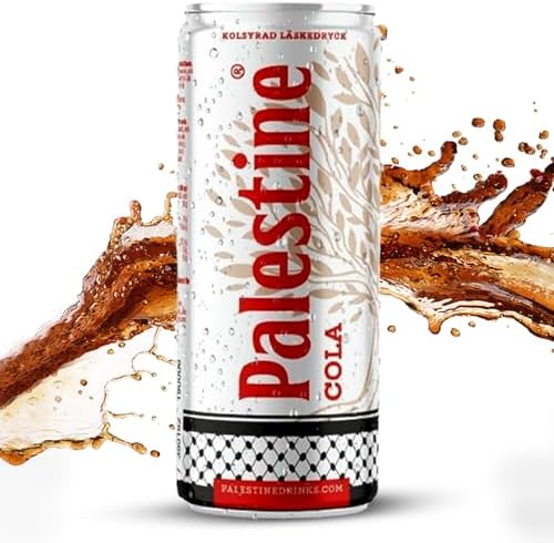 Palestine Cola – Pack of 24 330ml Cans – Fizzy Drinks made with Natural ...