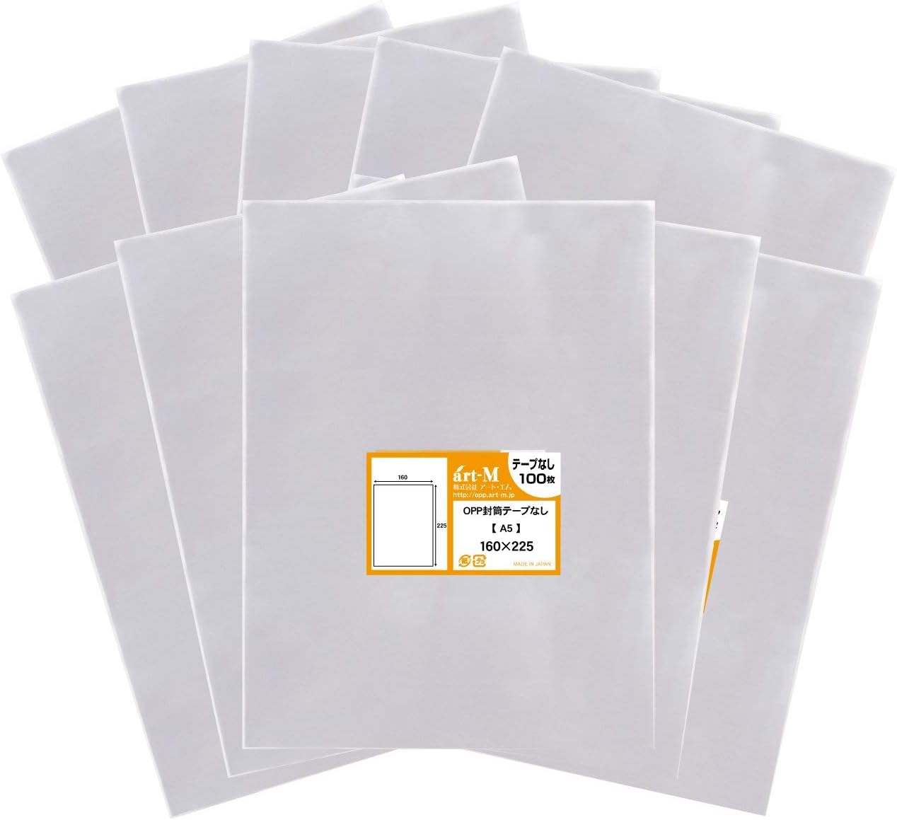 Amazon | アート・エム【国産】テープなし A4【 A4用紙 / DM用 】透明OPP袋【1000枚】30ミクロン厚（標準）225x310mm | 透明封筒 | 文房具・オフィス用品