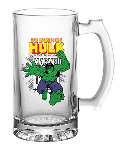 Buy Marvel Hulk Beer Mug, 500ml, Multicolour Online at Low Prices in ...