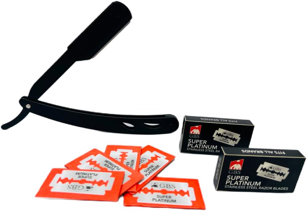 Amazon.com: Classic Samurai Barber Straight Edge Razor with 300 ...