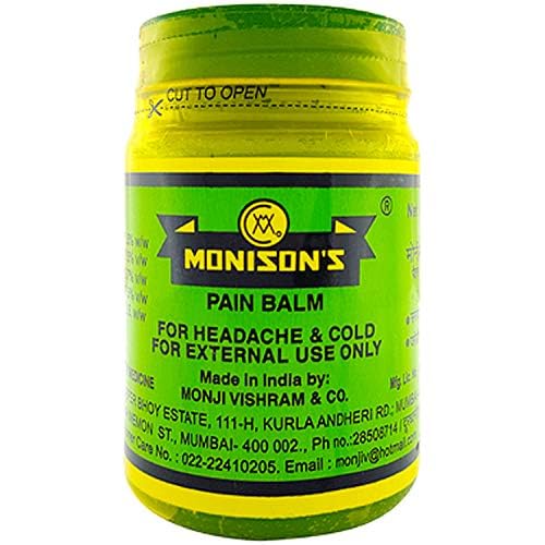 Monison's Pain Balm 25gm (Pack of 4) : Amazon.in: Health & Personal Care