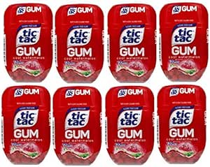 Amazon.com : Tic Tac Gum, Sugar Free Chewing Gum, Cool Watermelon ...