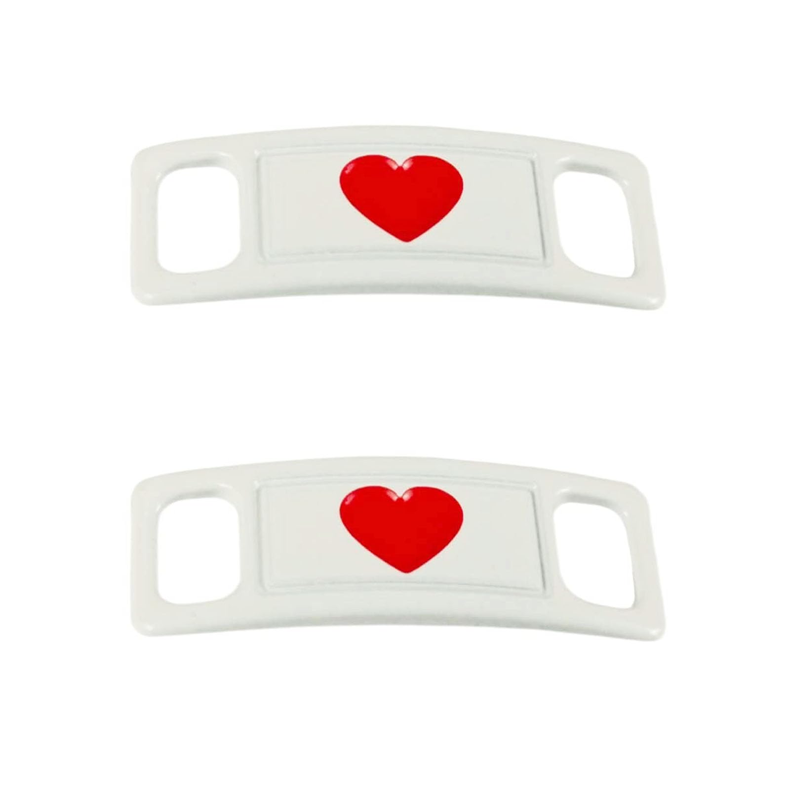 Amazon.com: Zigvert 1 Pair Heart Shoe Lace Tag, Shoe Lace Charm For ...