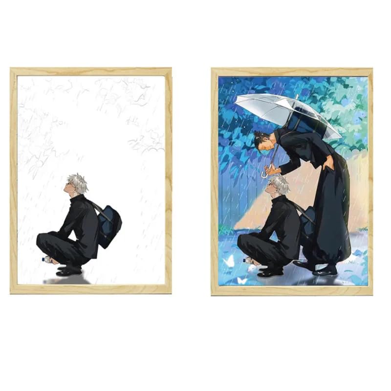 Amazon.com: OAKFIN JJK Jujutsu Kaisen Satoru Gojo Anime Posters Led ...