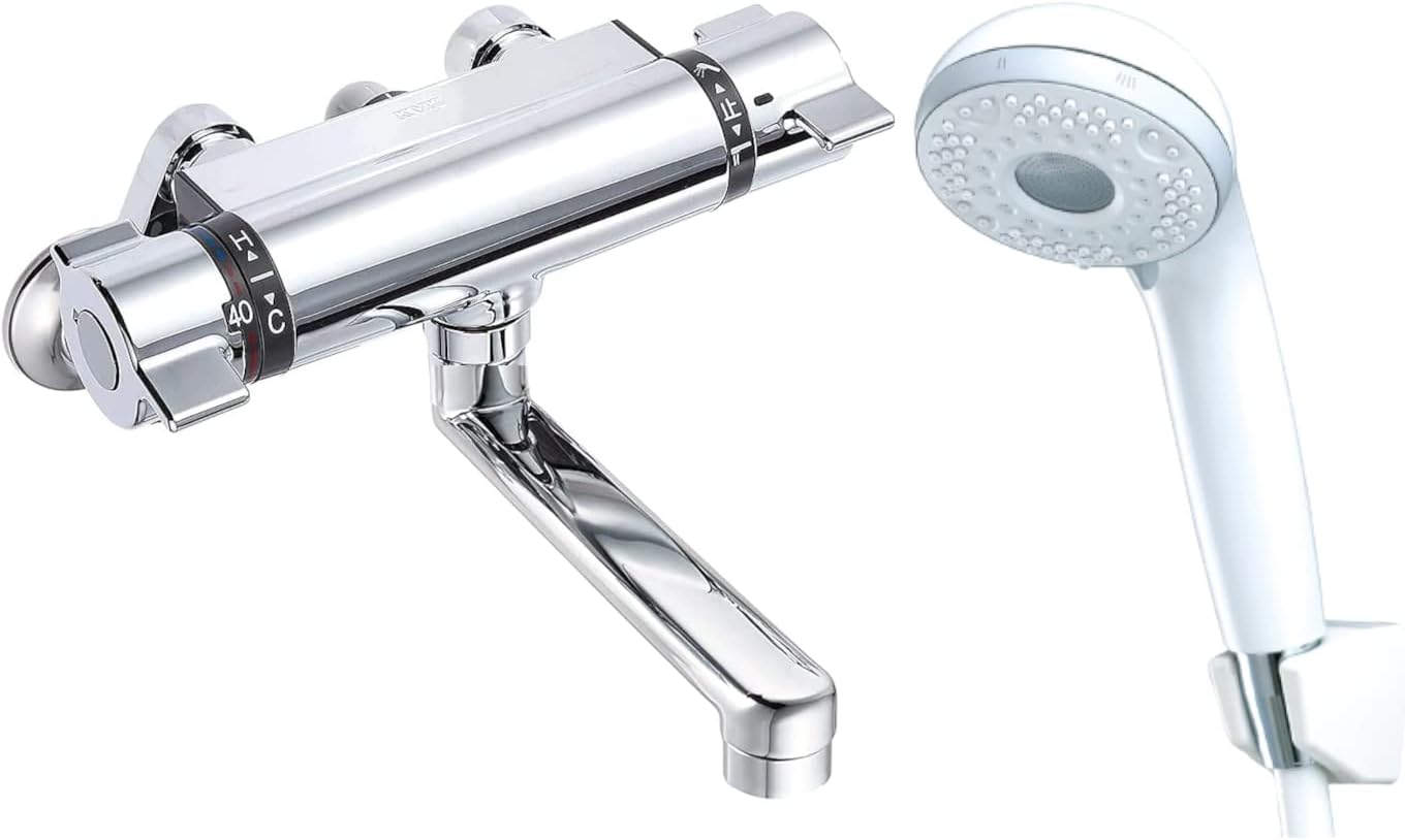 Amazon | KVK サーモスタット混合水栓 ファインバルシャワー KF800THF | 洗面水栓
