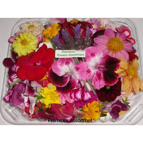 Amazon.com: Edible Flower - Premium Assortment - 4 x 75-150 Count ...