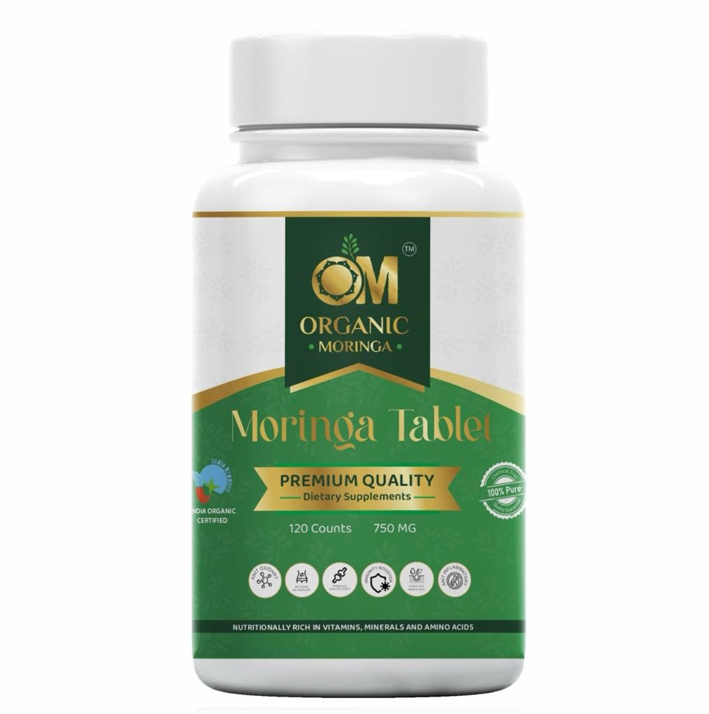 Organic Moringa Leaf Tablets | Rich in Antioxidants and Vitamin ...
