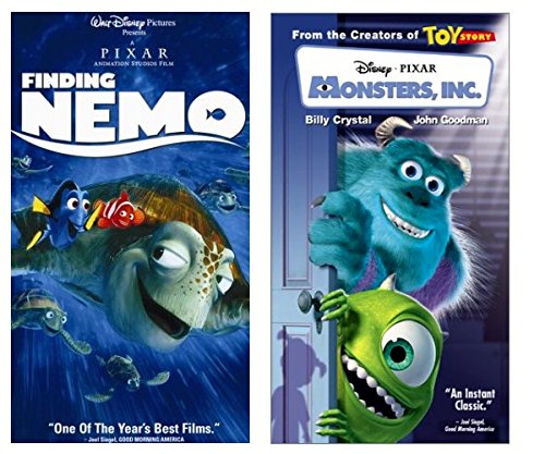 Amazon.com: Finding Nemo + Monsters Inc. VHS : Movies & TV