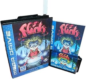 Flink EU Cover with Box and Manual For Sega Megadrive Genesis Video Game Console 16 bit MD Card ...