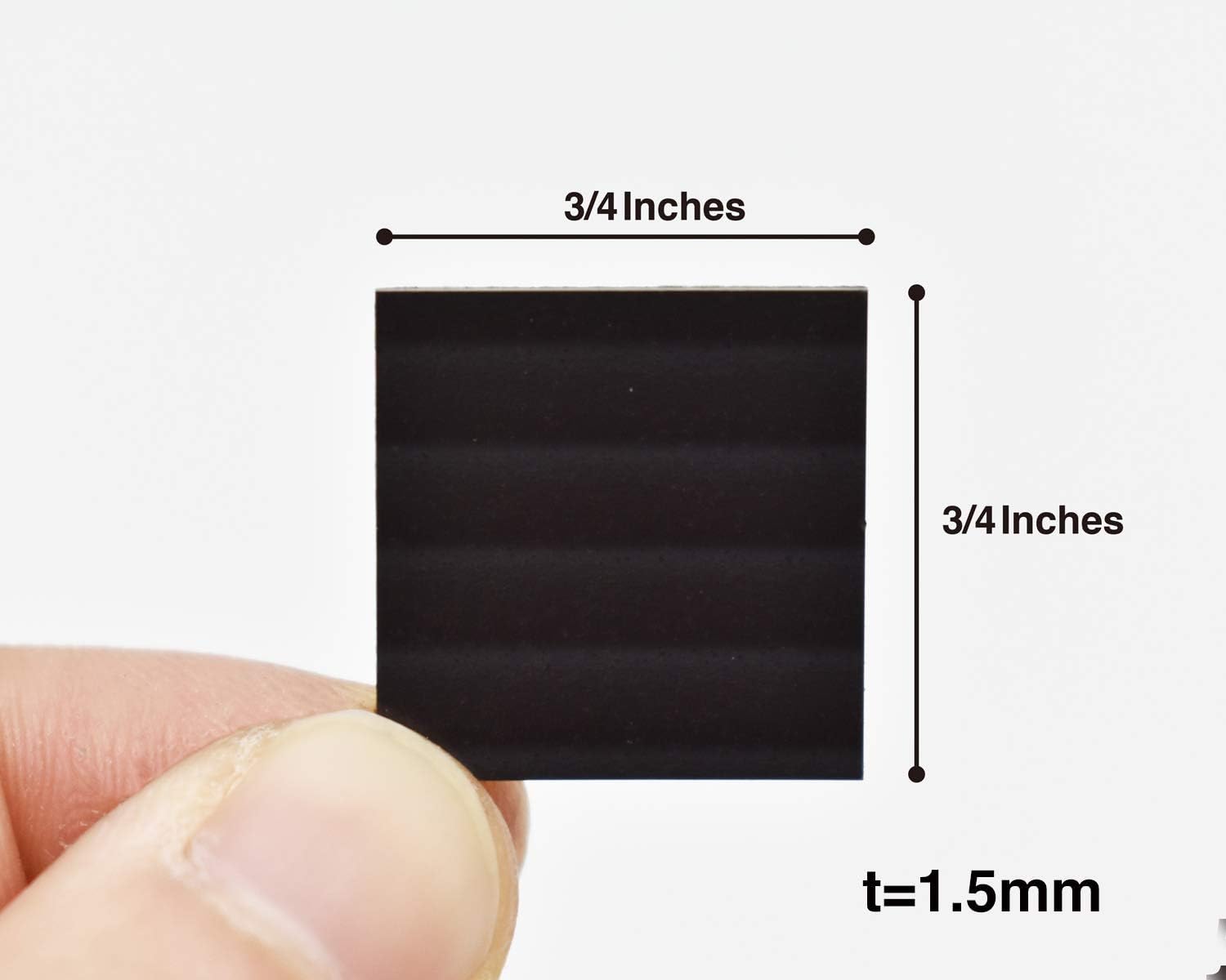 Buy MagX Magnetic Squares with Adhesive 3/4x3/4 (100 pcs), Ultra Thick ...
