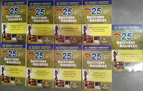 BABEL LLB I YEAR SET ENGLISH MEDIUM ( 9 BOOKS ) : VIDHI PUSTAK: Amazon ...